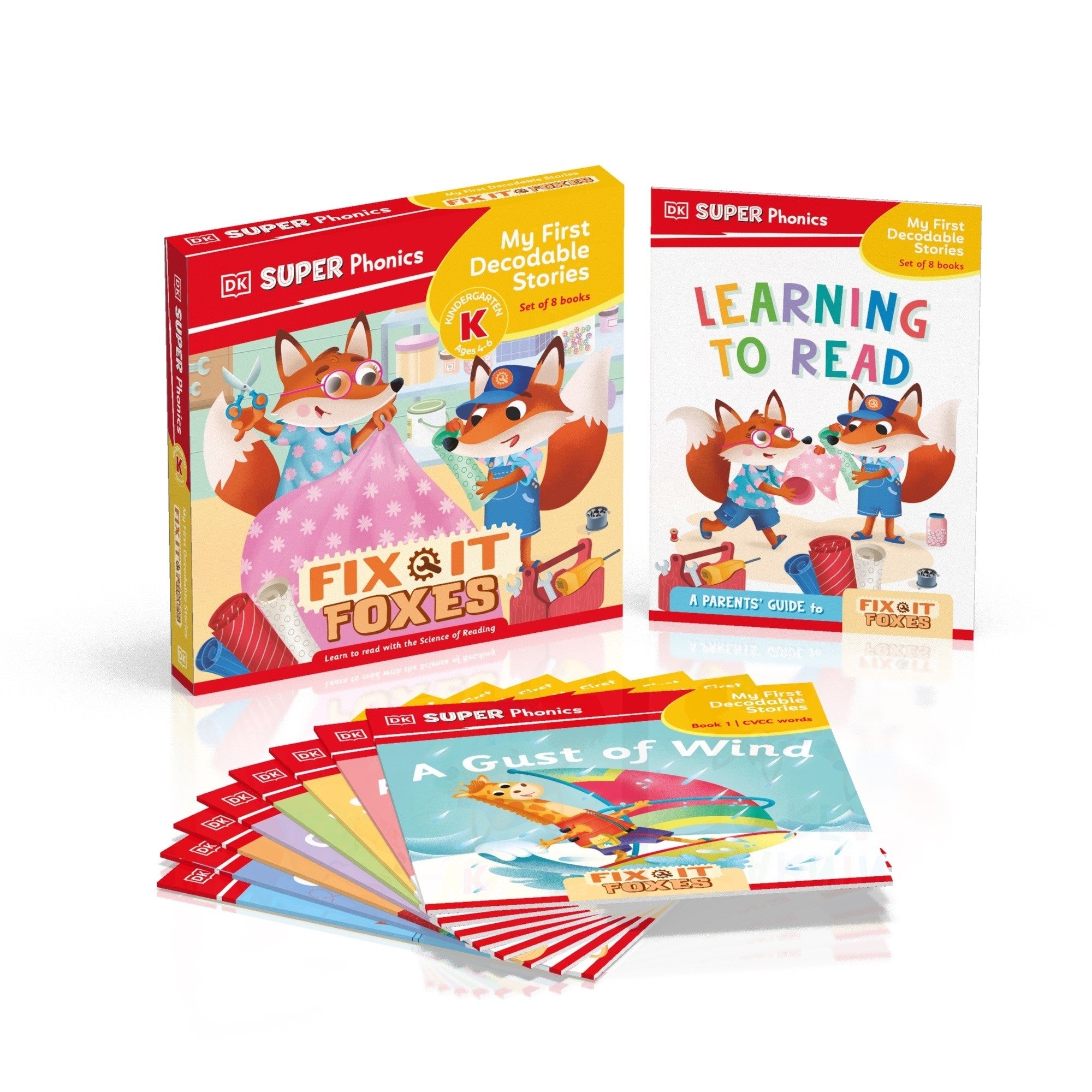 DK Super Phonics My First Decodable Stories Fix-It Foxes – West Coast ...
