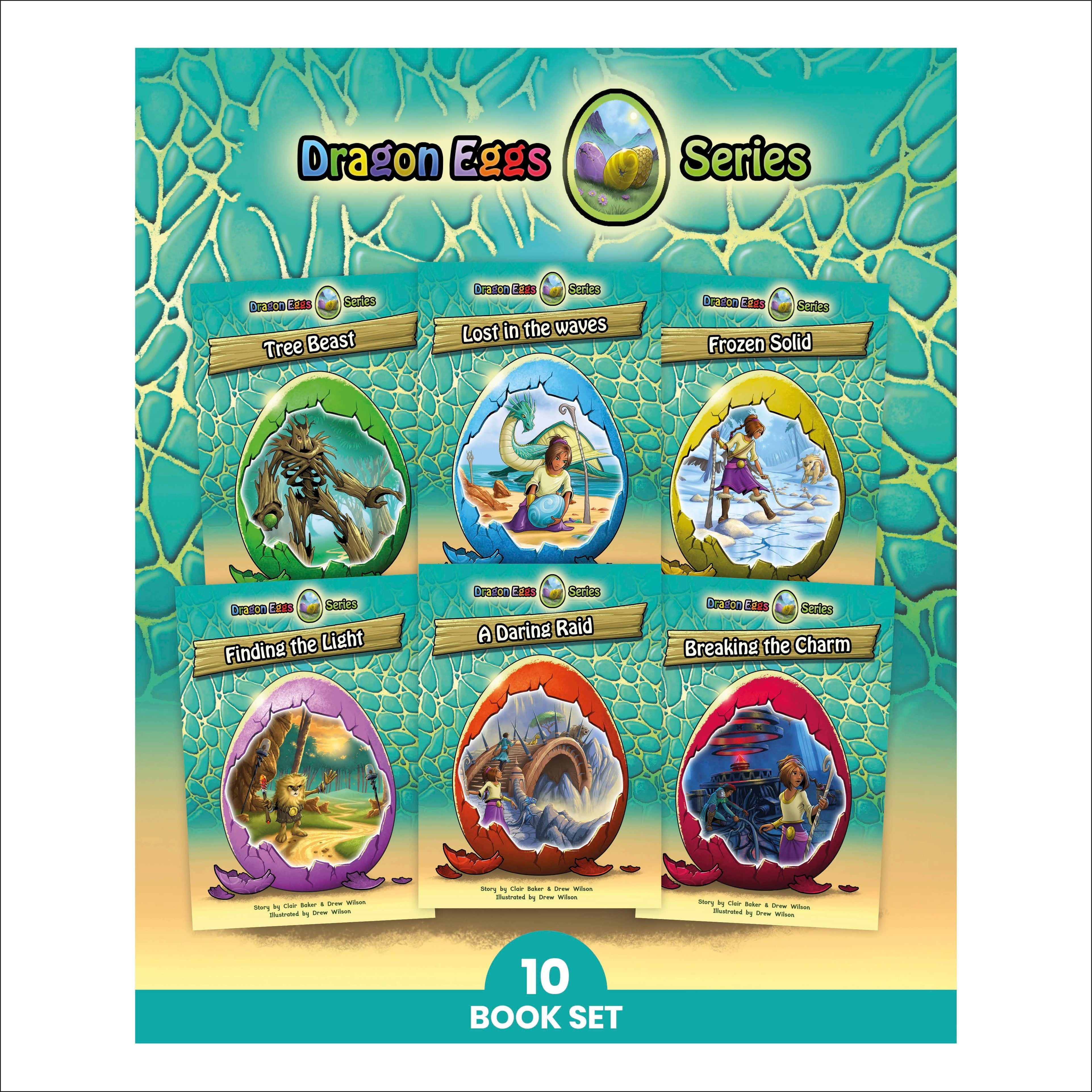 Phonic Books | Dragon Eggs Series, Books 1-10 | Decodable Books for ...