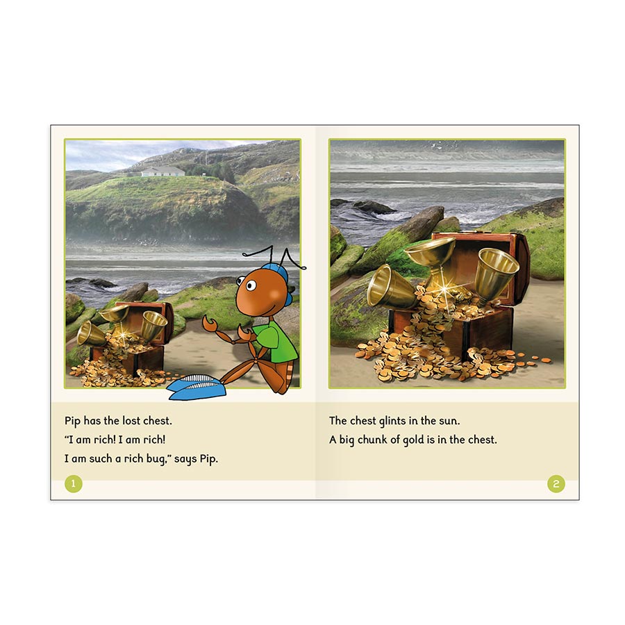 Phonic Books Dandelion Readers, Set 1 Units 11-20 ‘Pip Gets Rich ...