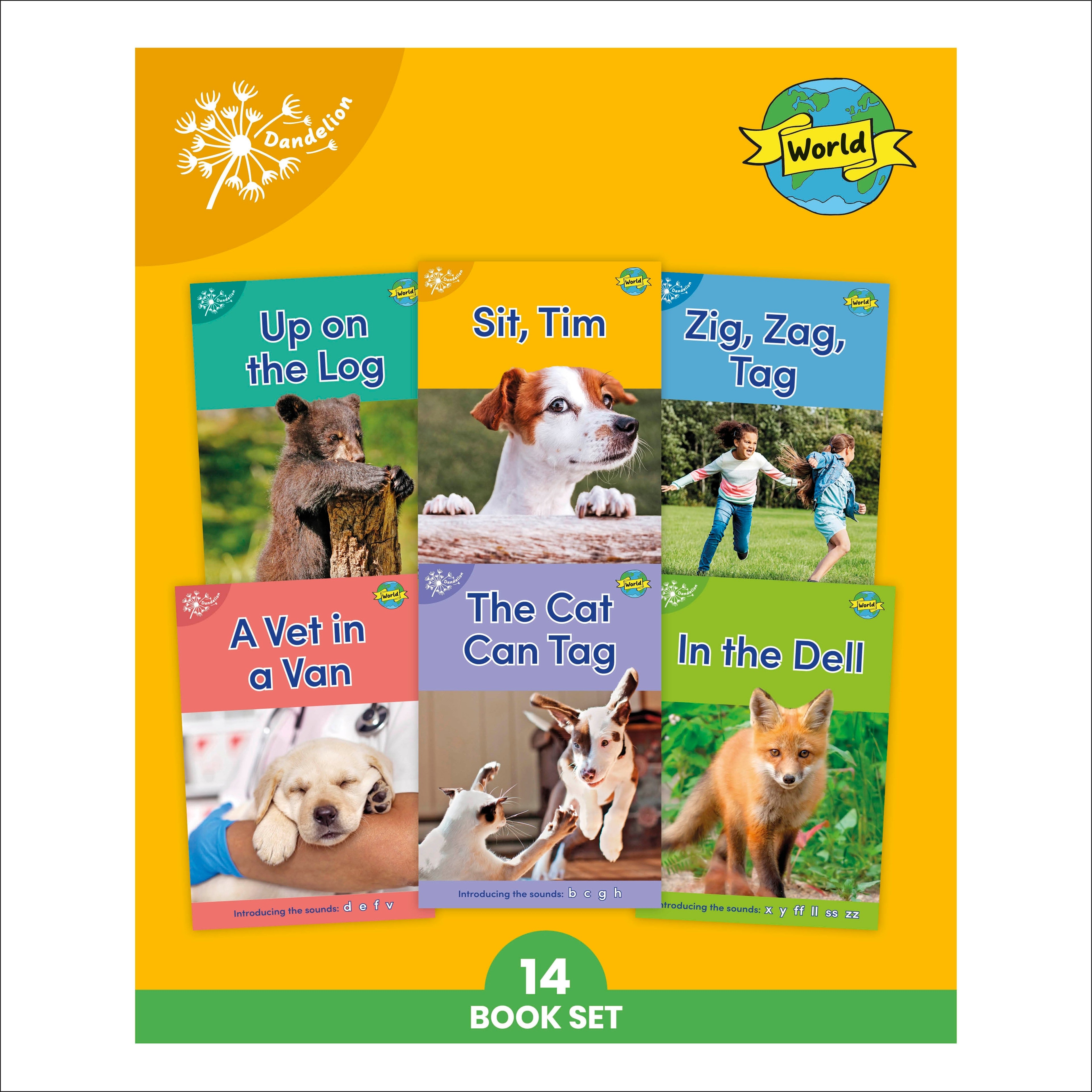 Phonic Books Dandelion World Stages 1-7 Decodable Books for Beginner ...