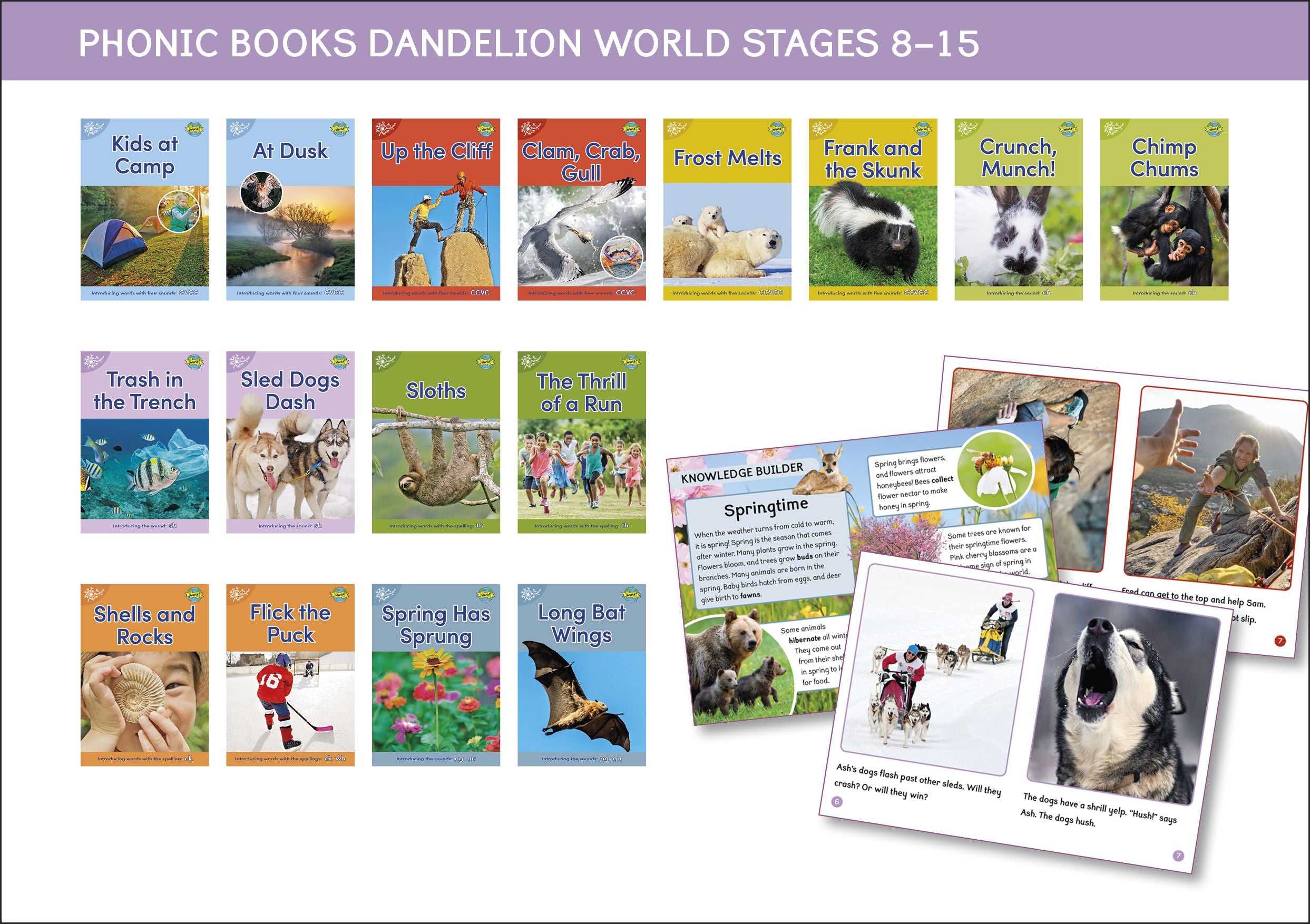 Phonic Books | Dandelion World Stages 8-15 | Decodable Books for ...