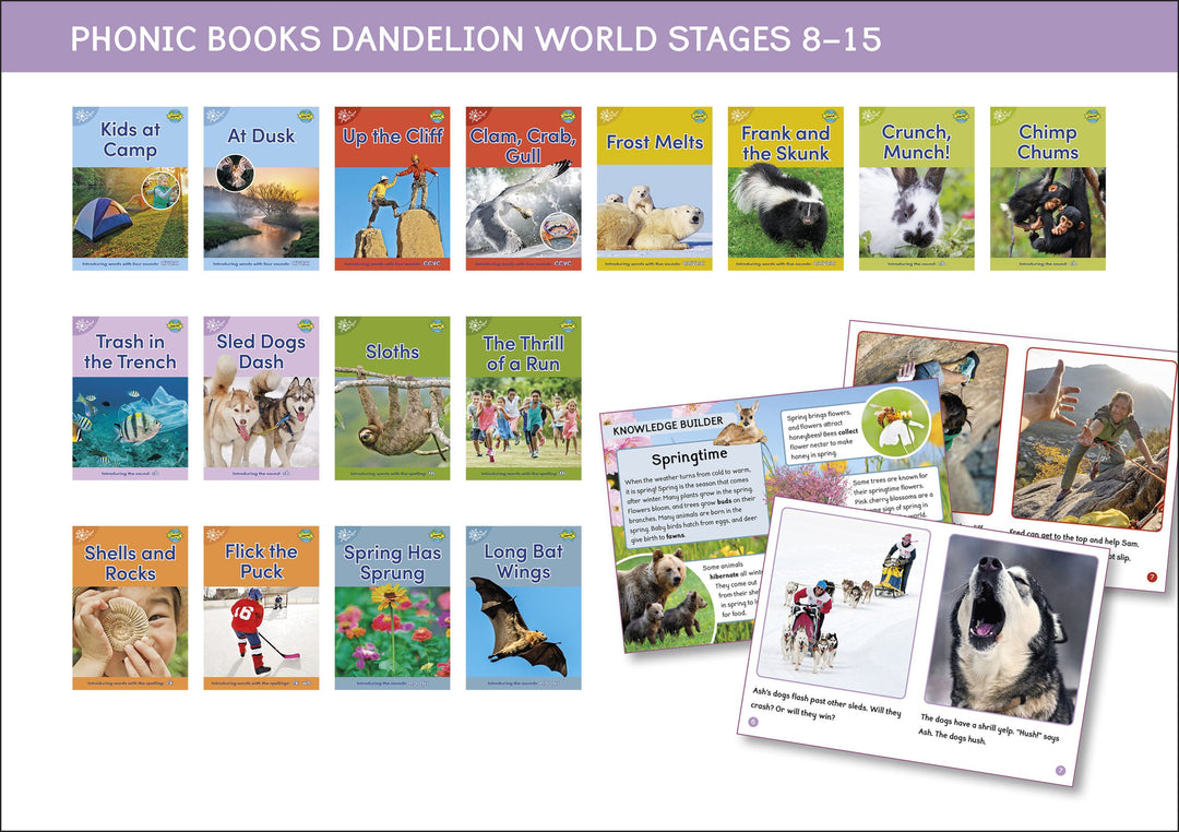 Phonic Books | Dandelion World Stages 8-15 | Decodable Books for ...