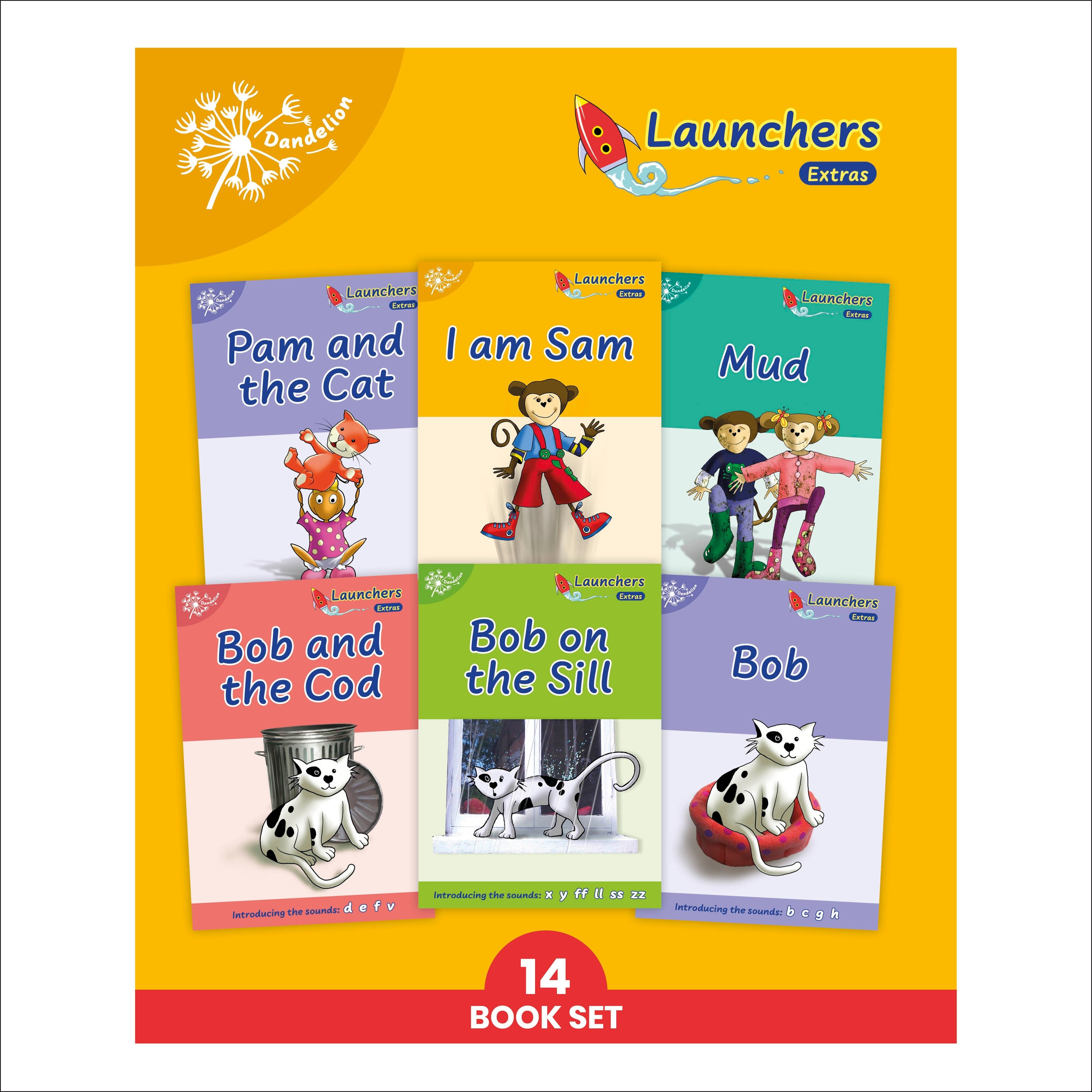 Phonic Books Dandelion Launchers Extras, Stages 1-7 | Decodable Books ...