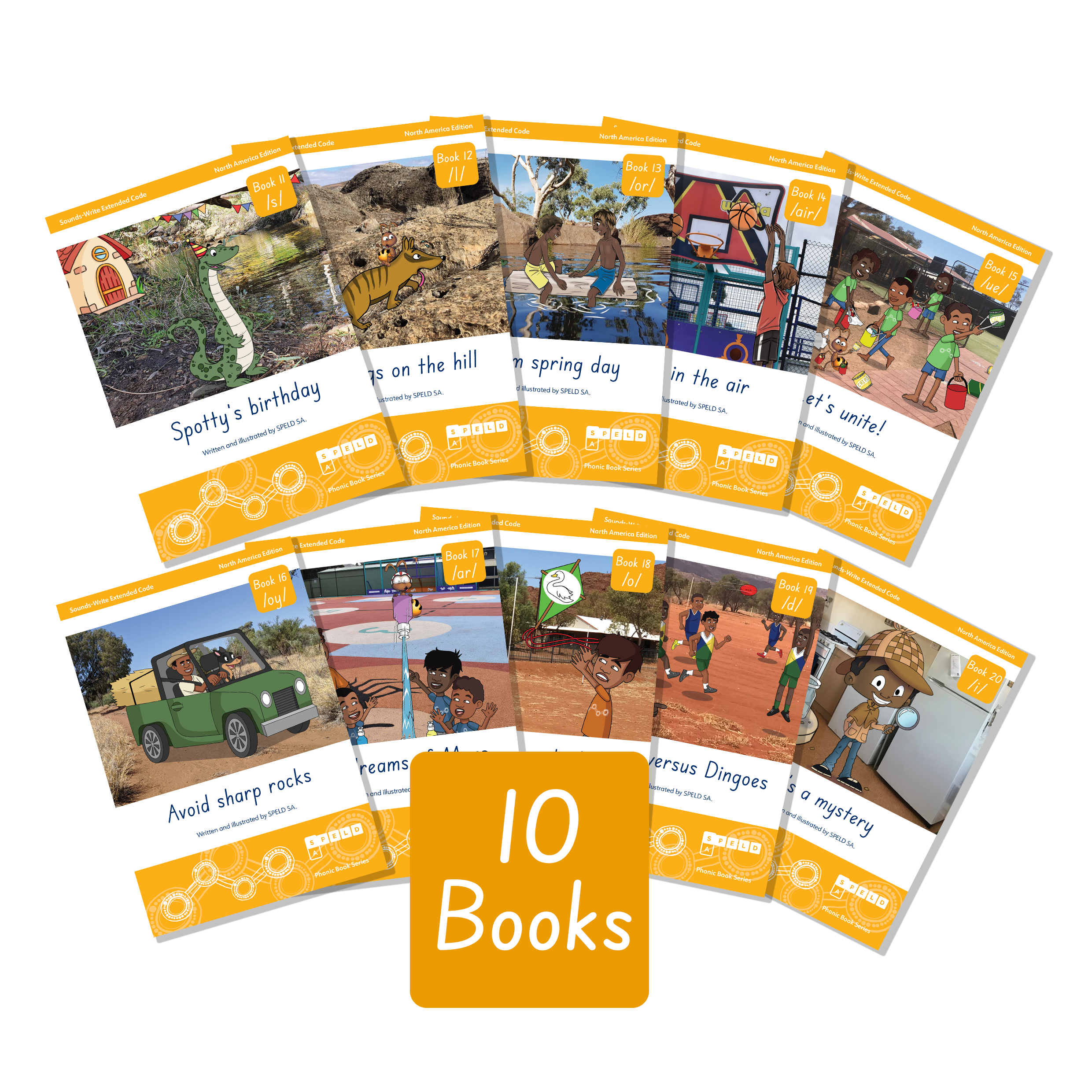SPELD SA Phonic Books Extended Code Set 2 – West Coast Literacy