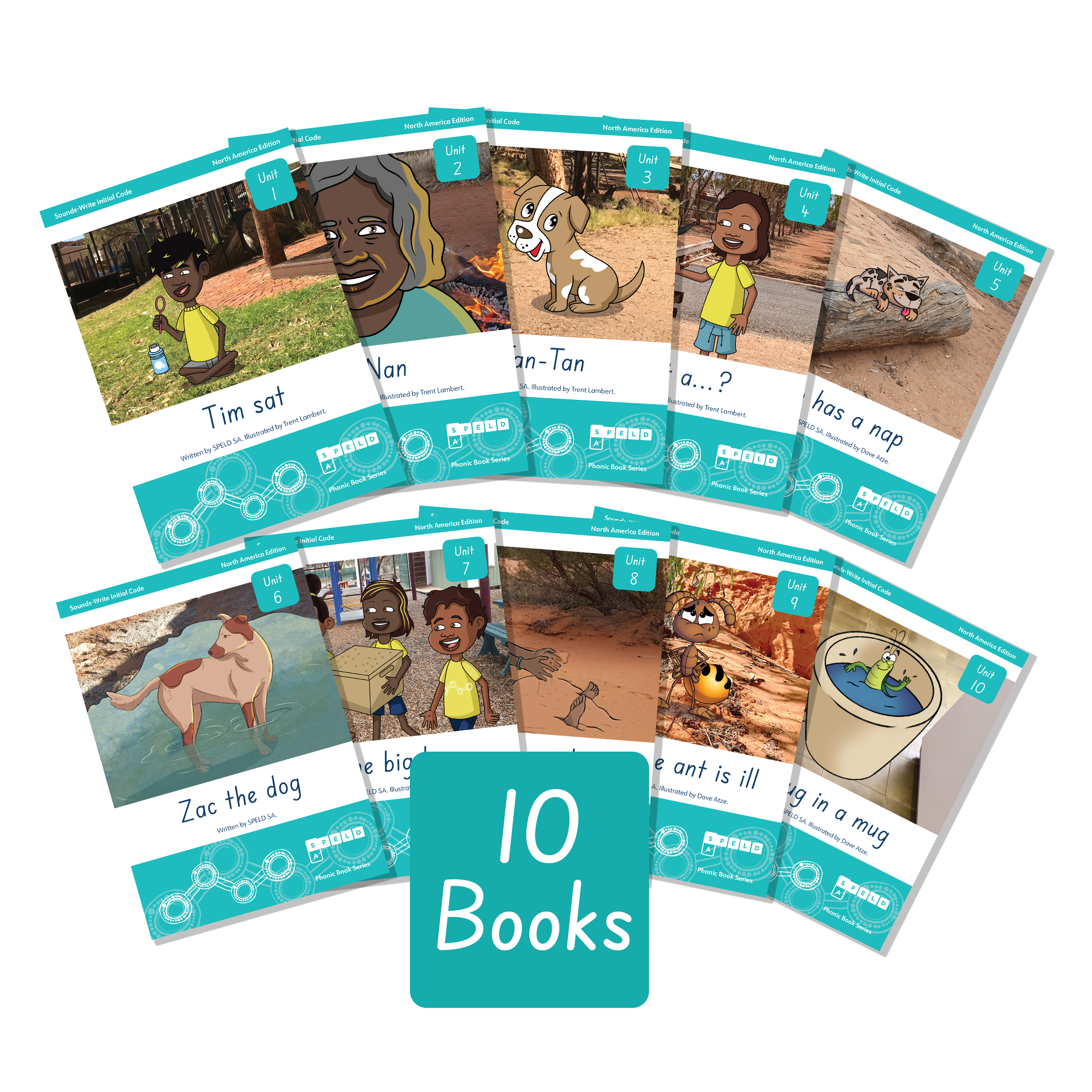 SPELD SA Phonic Books Initial Code Set 1 – West Coast Literacy