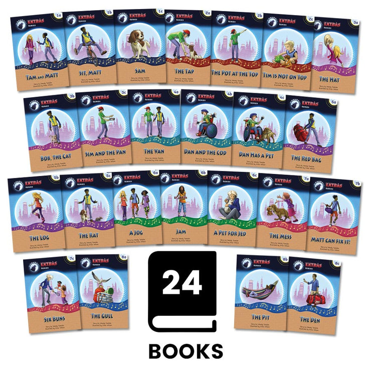 Phonic Books Moon Dogs Extras, Set 1 | Decodable Books for Catch-up ...